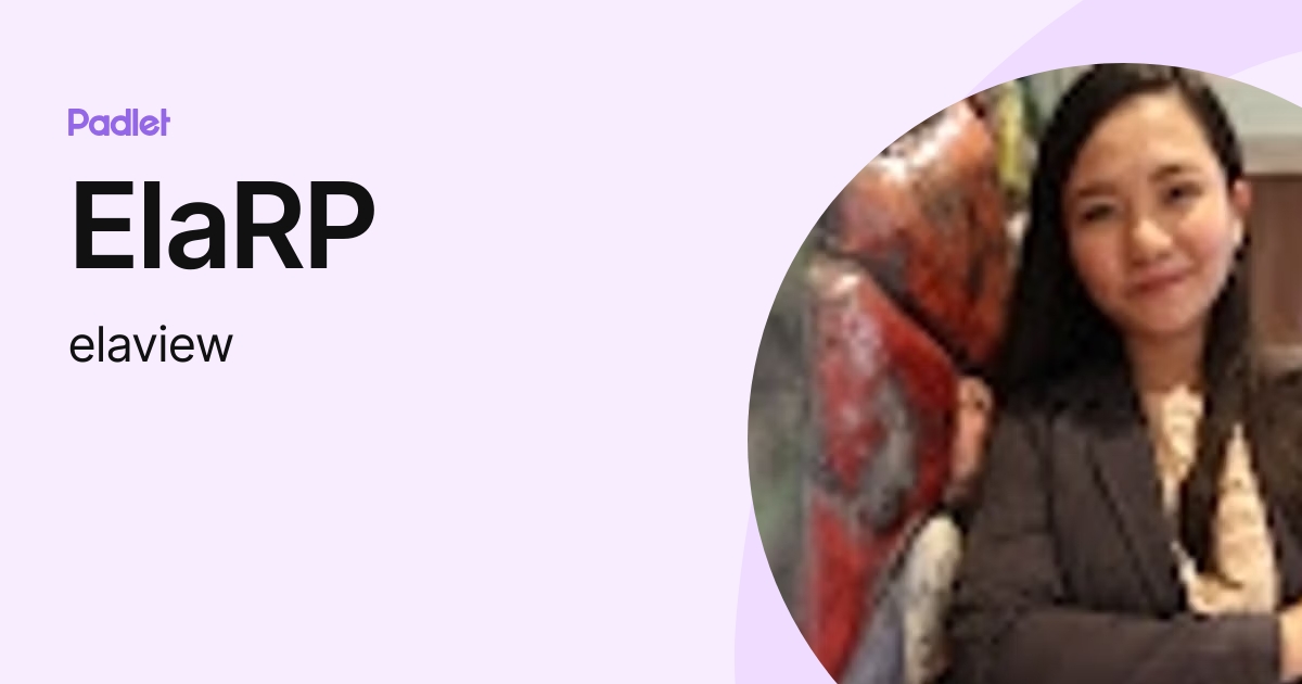 Ela palomo (elapalomova) profile | Padlet