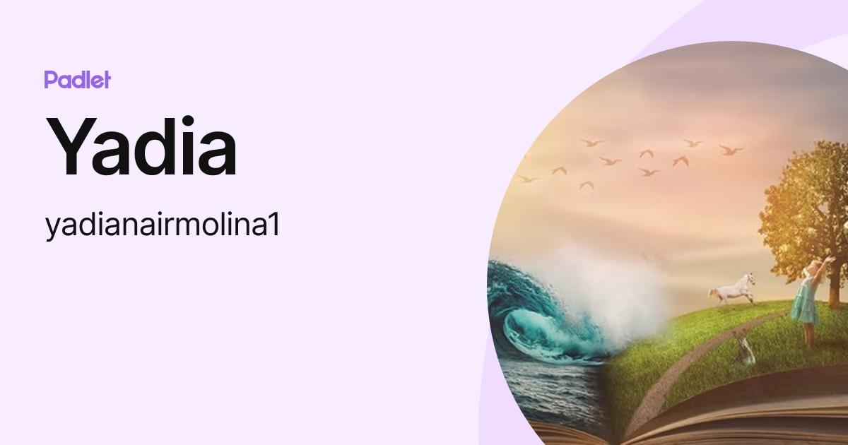 Yadia (yadianairmolina1) profile | Padlet