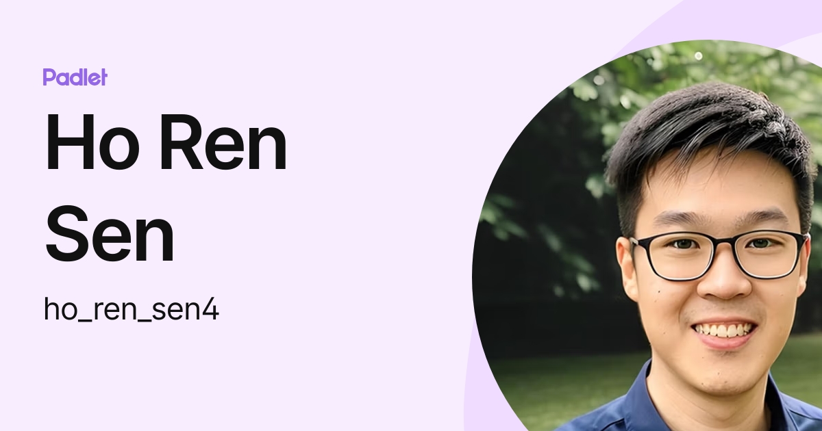 Ho Ren Sen (ho_ren_sen4) profile | Padlet