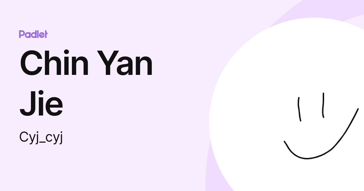 CYJ (Cyj_cyj) profile | Padlet