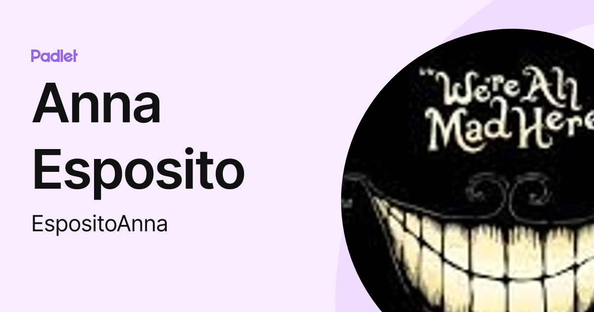 Anna Esposito (EspositoAnna) profile | Padlet