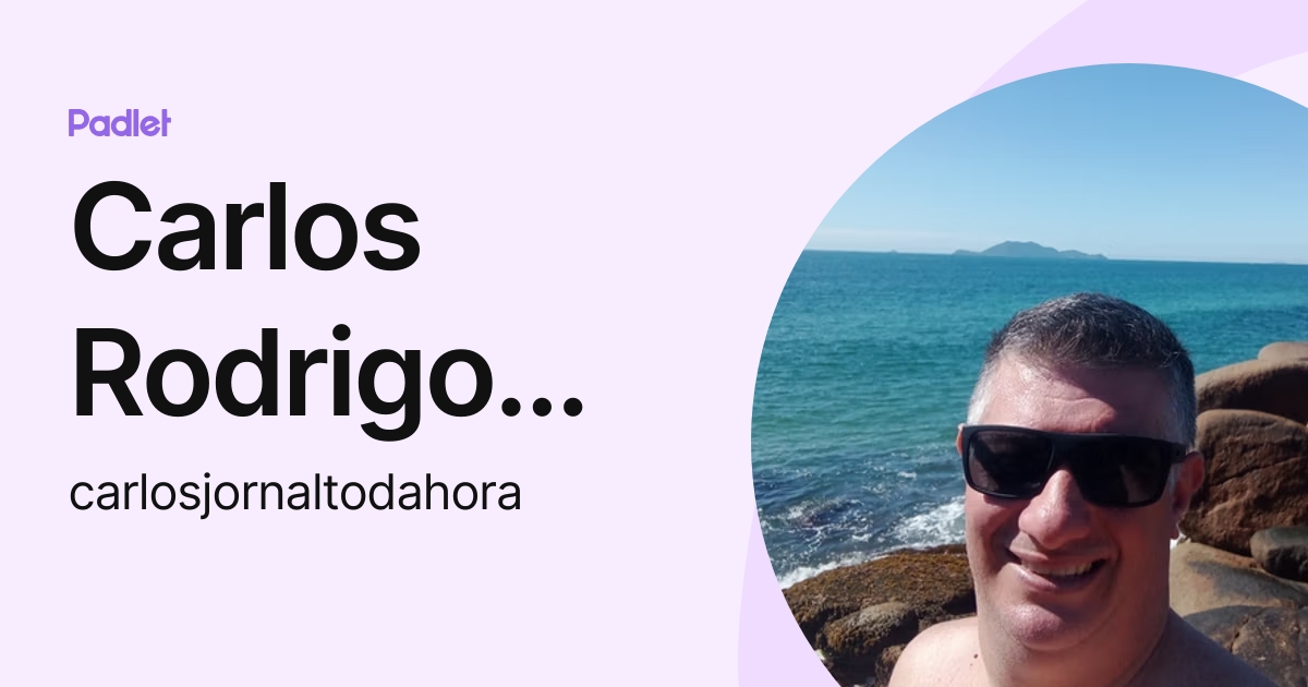 Carlos Rodrigo Sander (carlosjornaltodahora) profile | Padlet