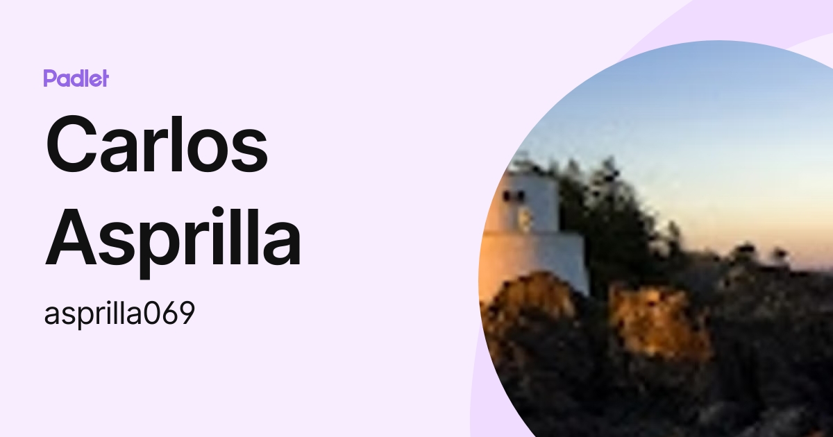 Carlos Asprilla (asprilla069) profile | Padlet