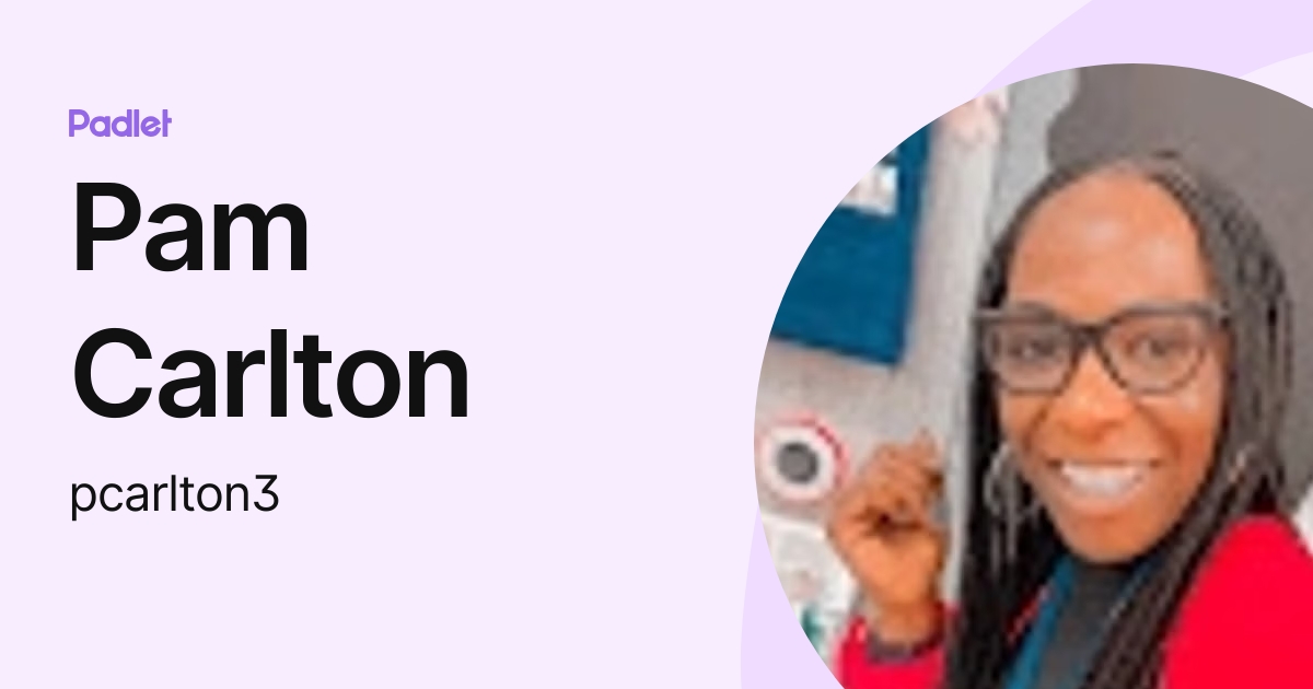 Pam Carlton (pcarlton3) profile | Padlet