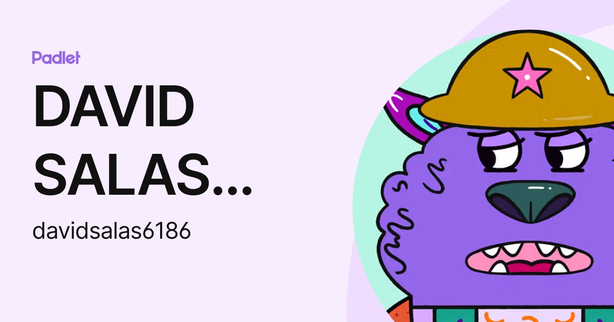 DAVID SALAS OCAMPO (davidsalas6186) profile | Padlet