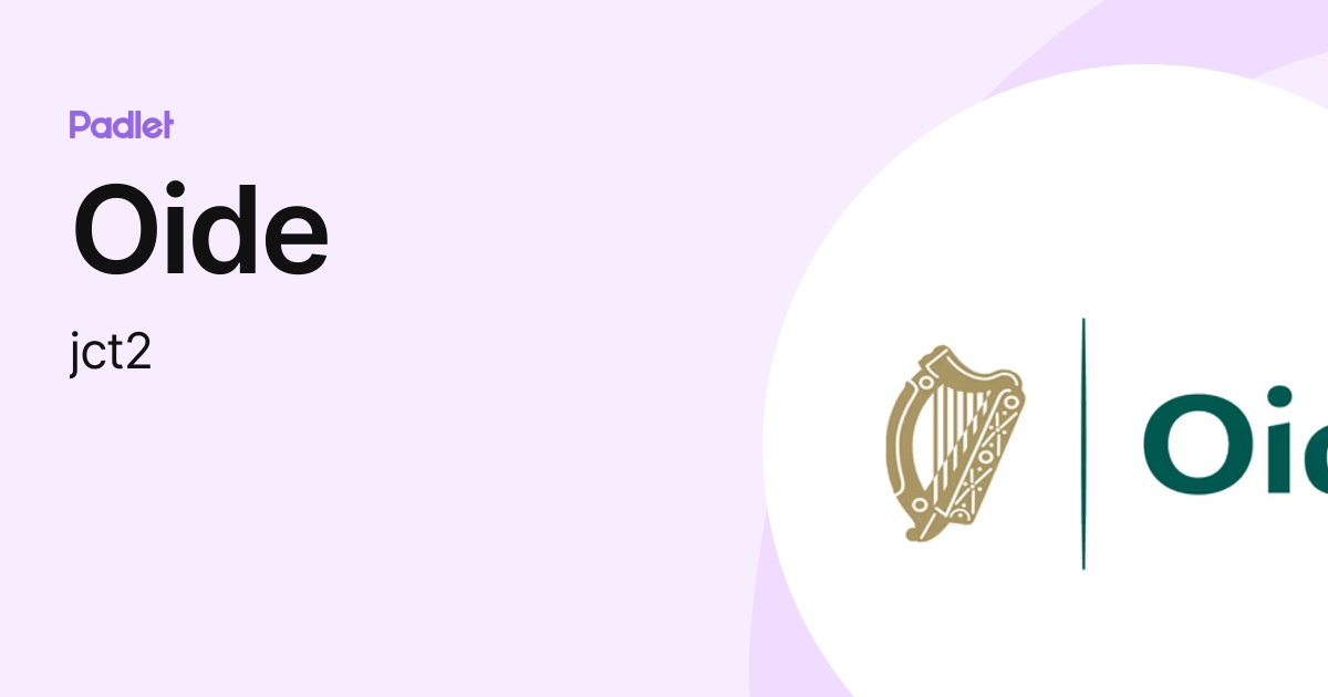 Oide (jct2) profile | Padlet