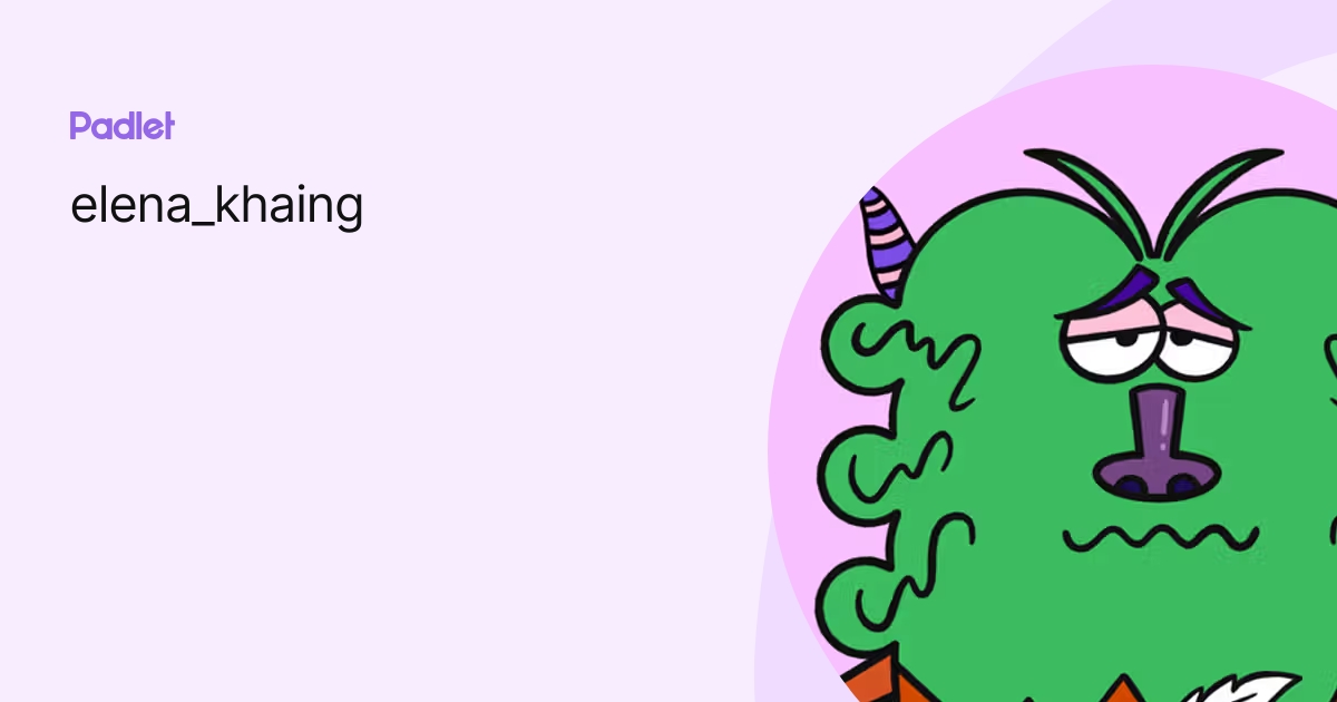 elena_khaing profile | Padlet