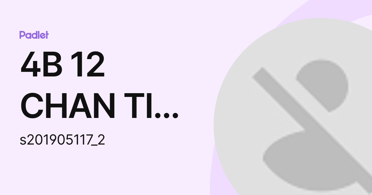 4B 12 CHAN TIN YAN 陳天恩 22-23 (s201905124) profile | Padlet