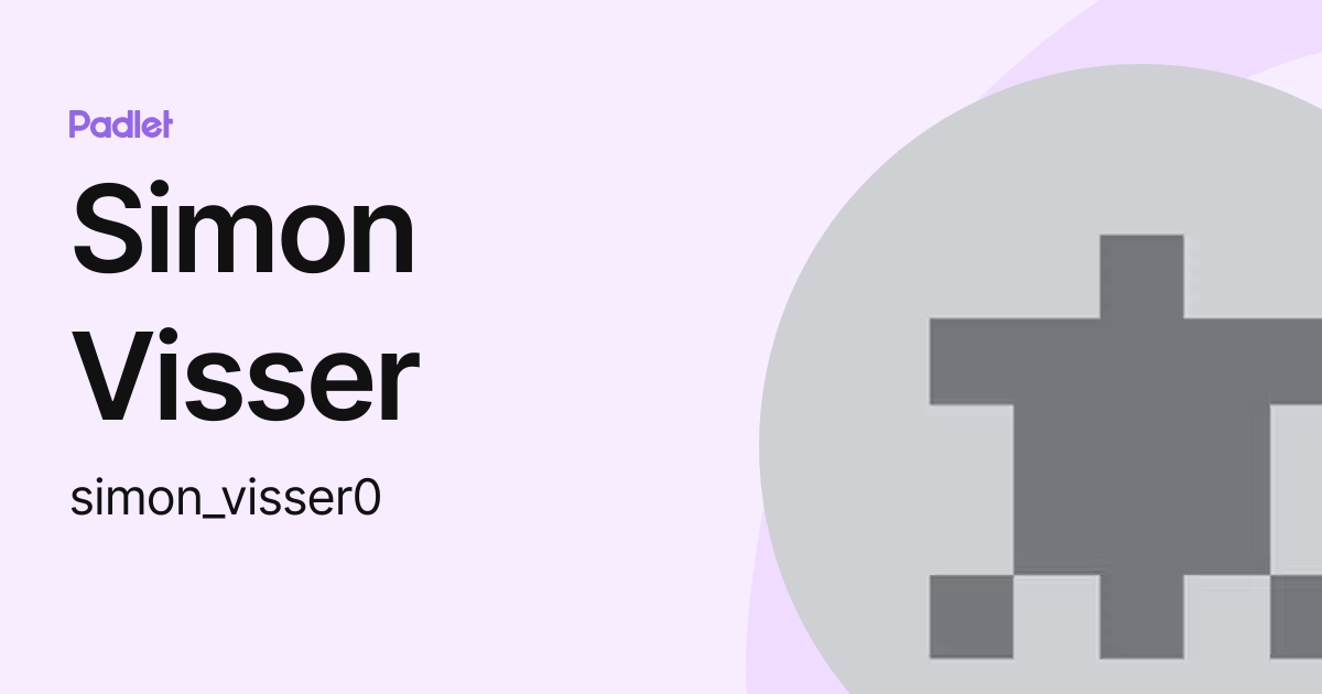 Simon Visser (simon_visser0) profile | Padlet