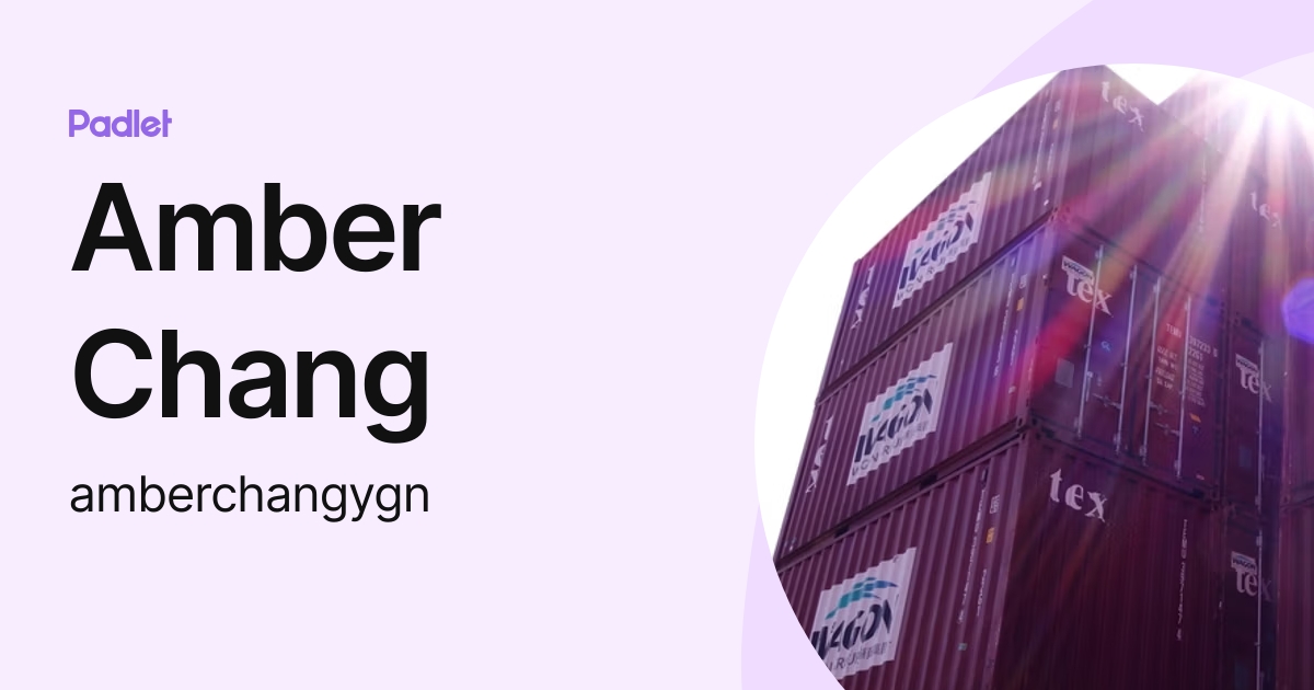 Amber Chang (amberchangygn) profile | Padlet