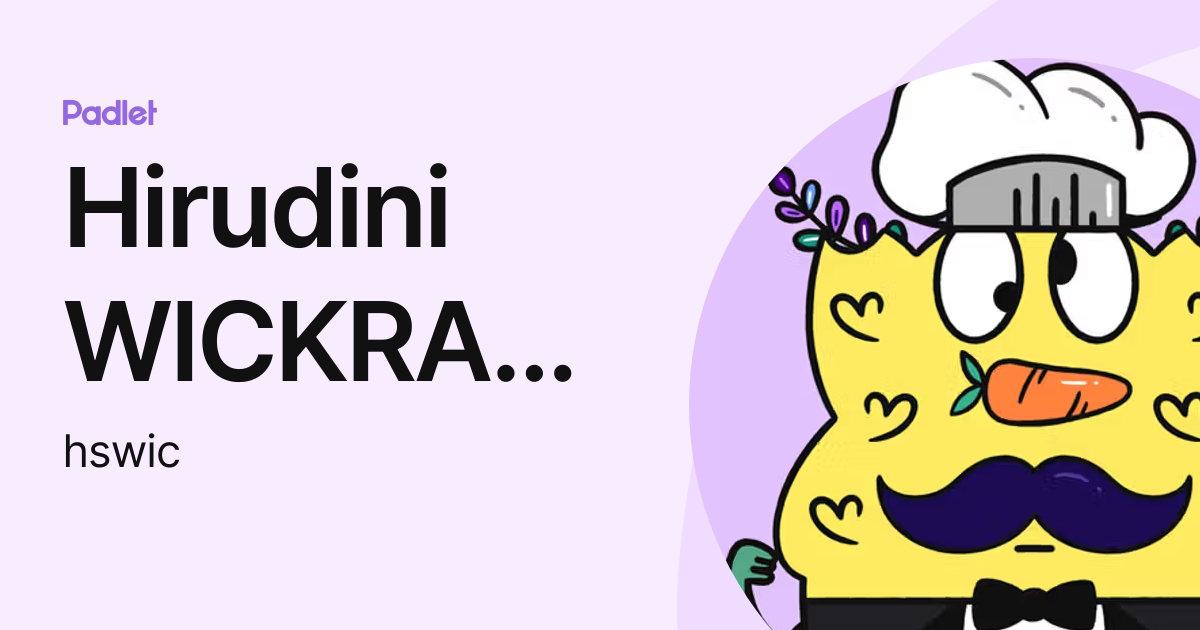 Hirudini WICKRAMAGE (hswic) profile | Padlet