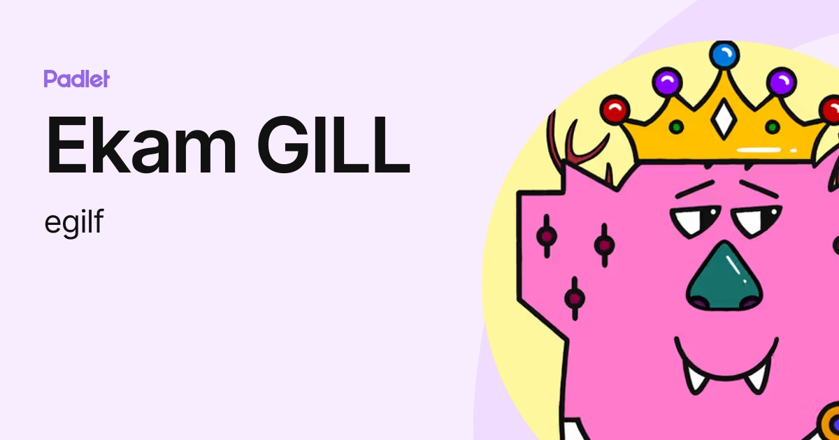 Ekam GILL (egilf) profile | Padlet