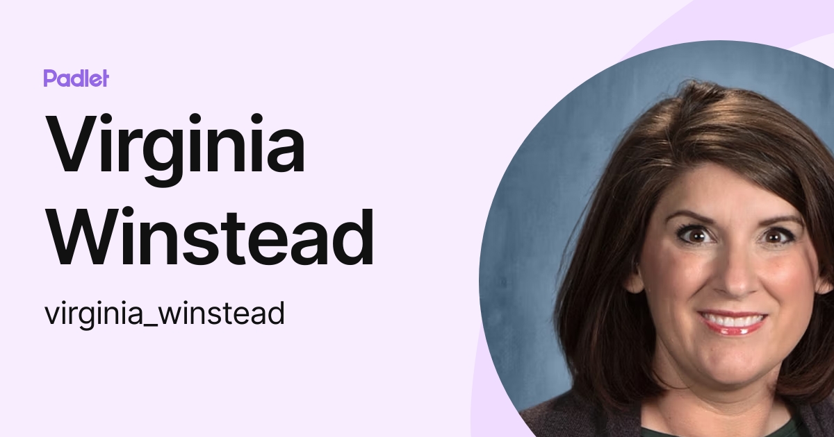 Virginia Winstead (virginia_winstead) profile | Padlet