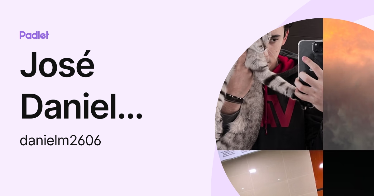 José Daniel Meixueiro (danielm2606) profile | Padlet