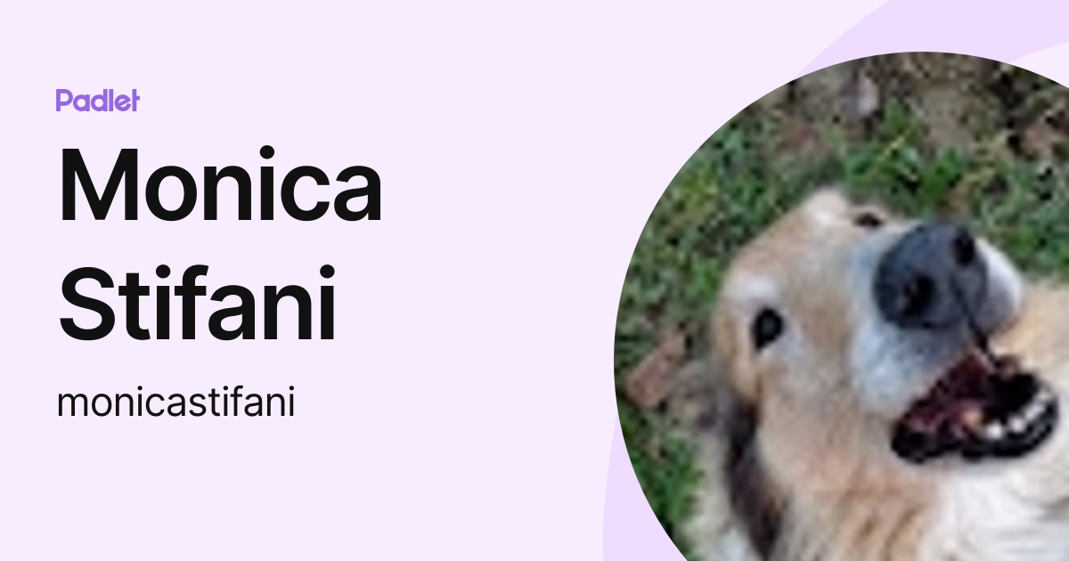 Monica Stifani (monicastifani) profile | Padlet
