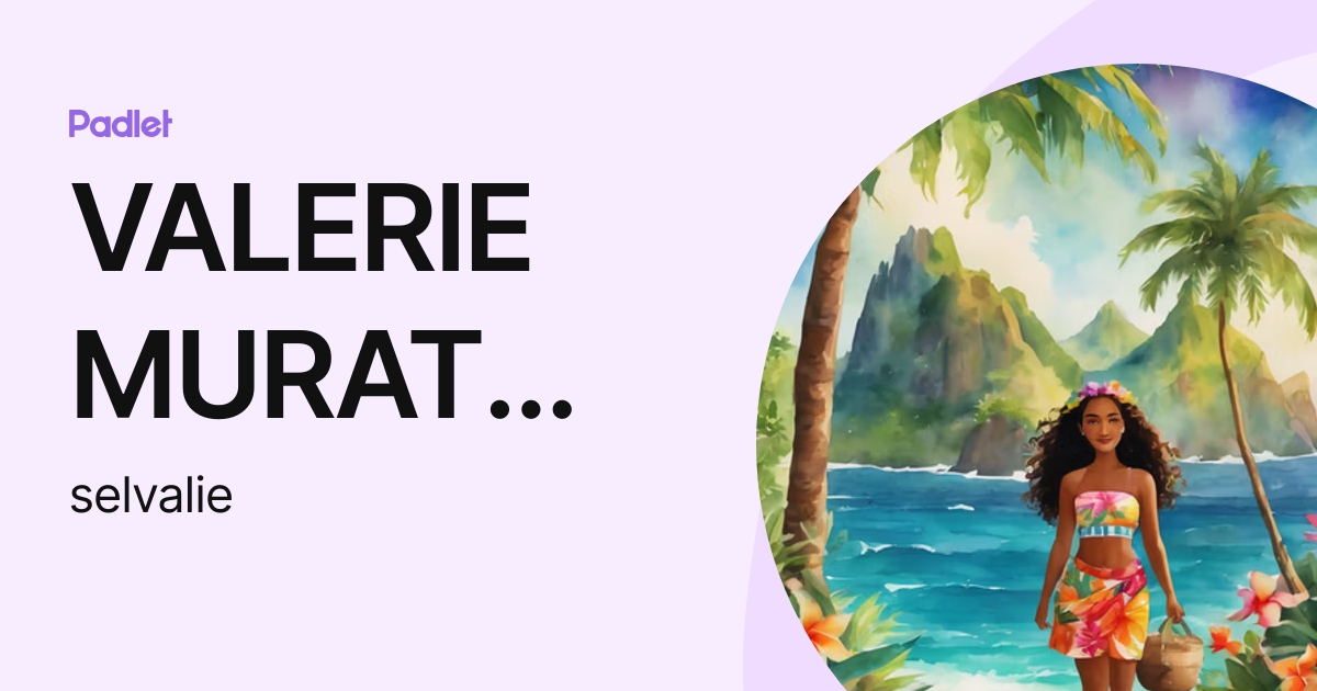 VALERIE MURAT PFA REO (selvalie) profile | Padlet