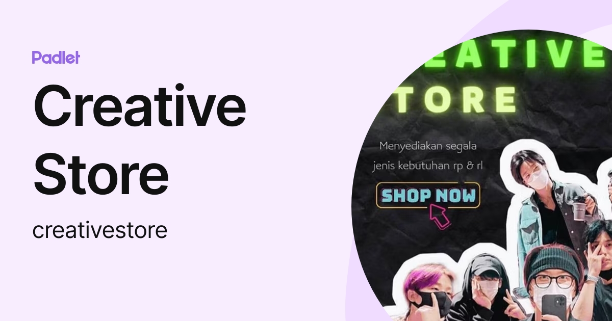 Creative Store (creativestore) profile | Padlet
