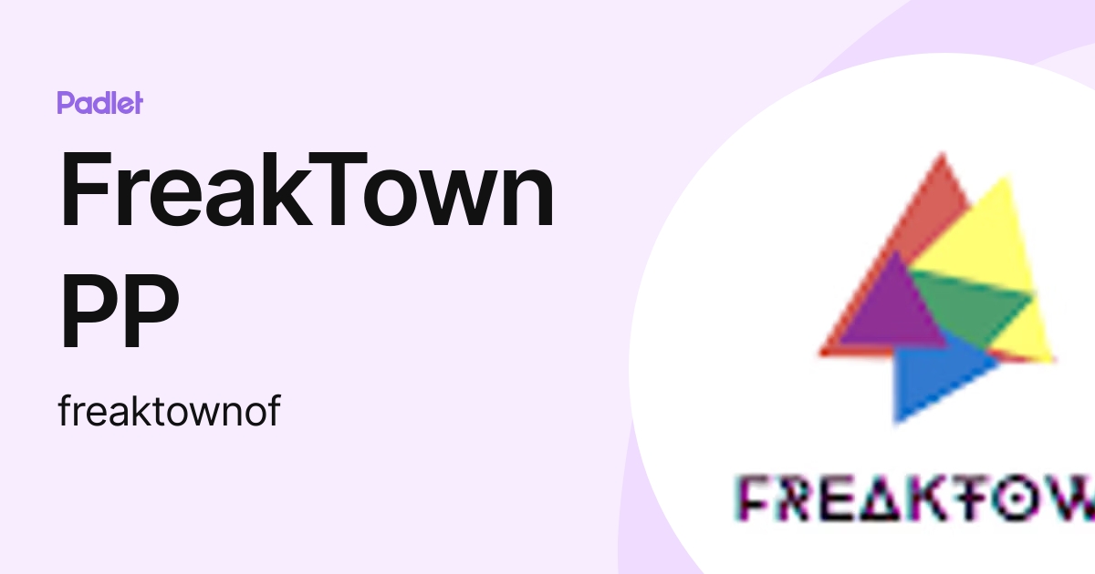 FreakTown PP (freaktownof) perfil | Padlet