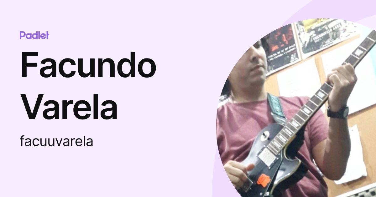 Facundo Varela (facuuvarela) profile | Padlet
