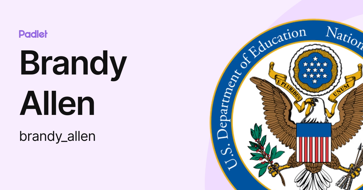 Brandy Allen (brandy_allen) profile | Padlet