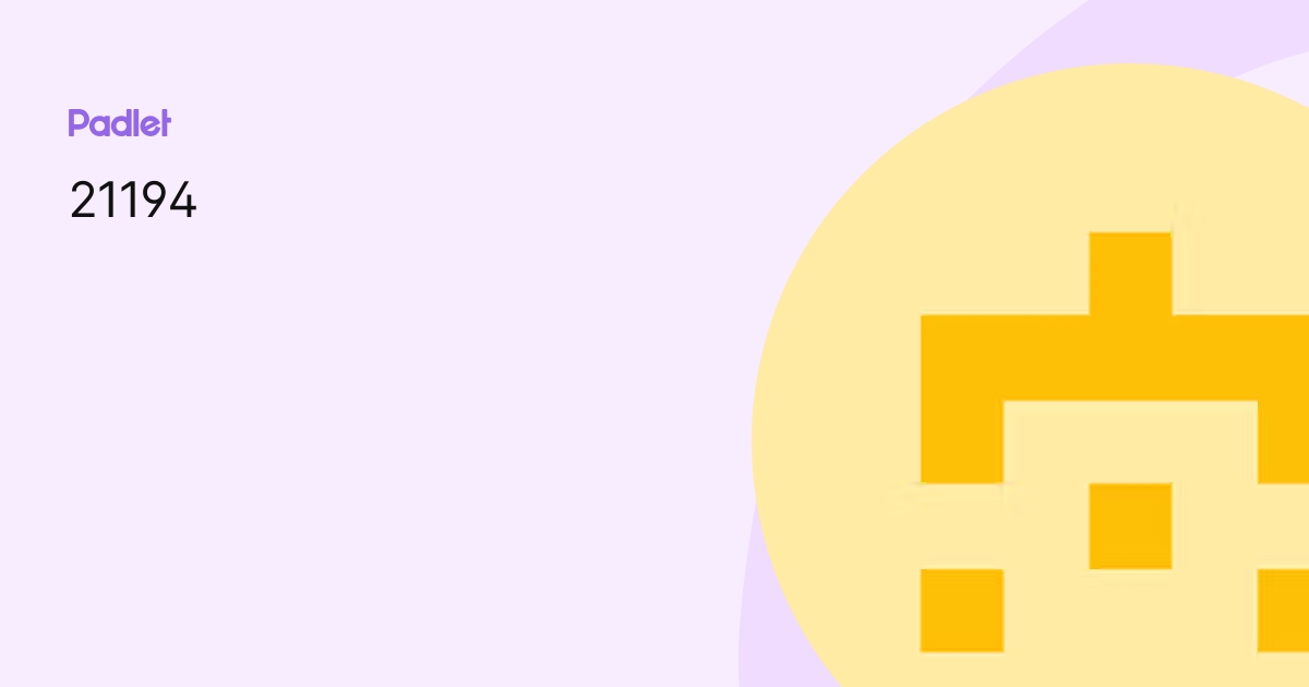 21194 profile | Padlet