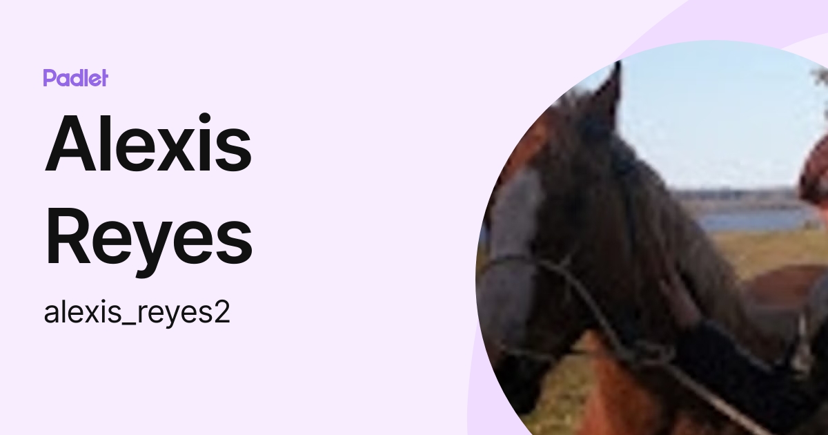 Alexis Reyes (alexis_reyes2) profile | Padlet