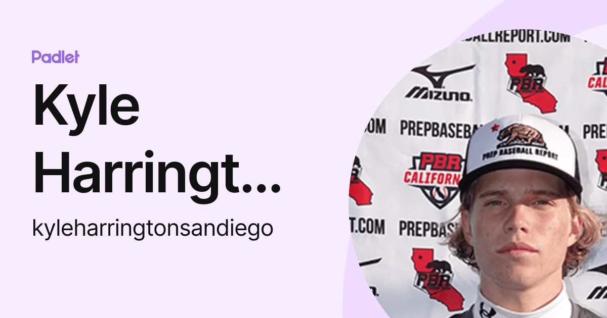 Kyle Harrington San Diego (kyleharringtonsandiego) profile | Padlet
