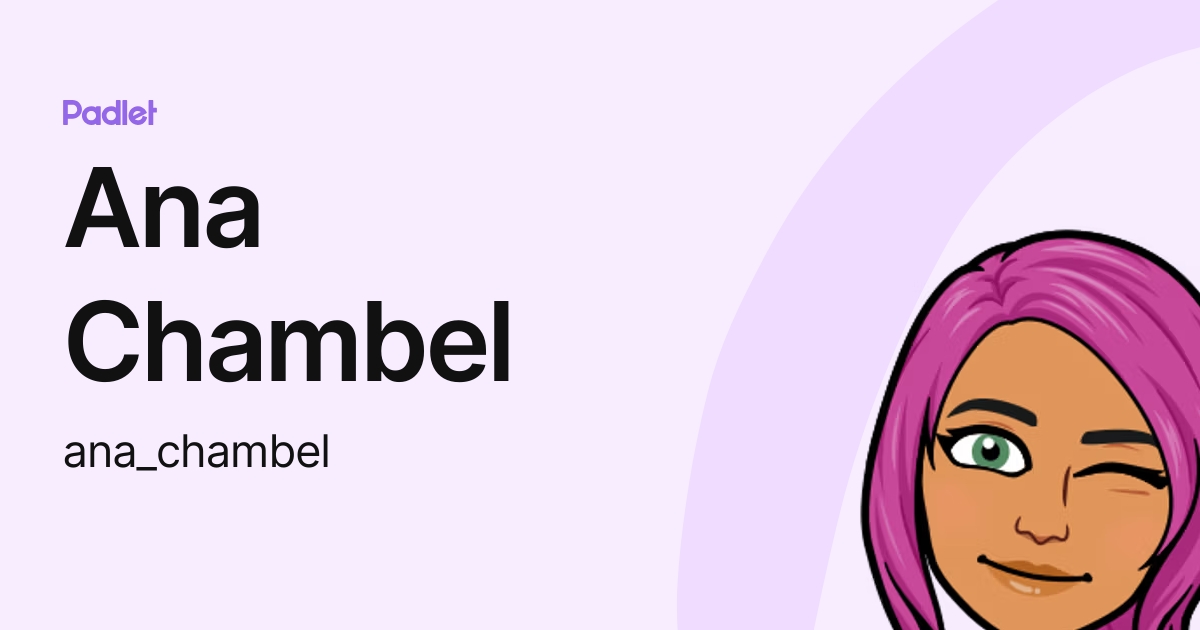 Ana Chambel (ana_chambel) profile | Padlet