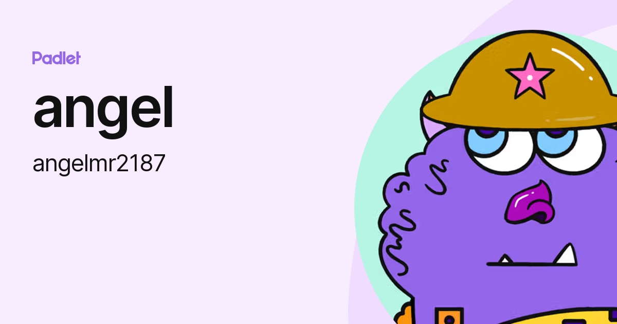 angel (angelmr2187) profile | Padlet