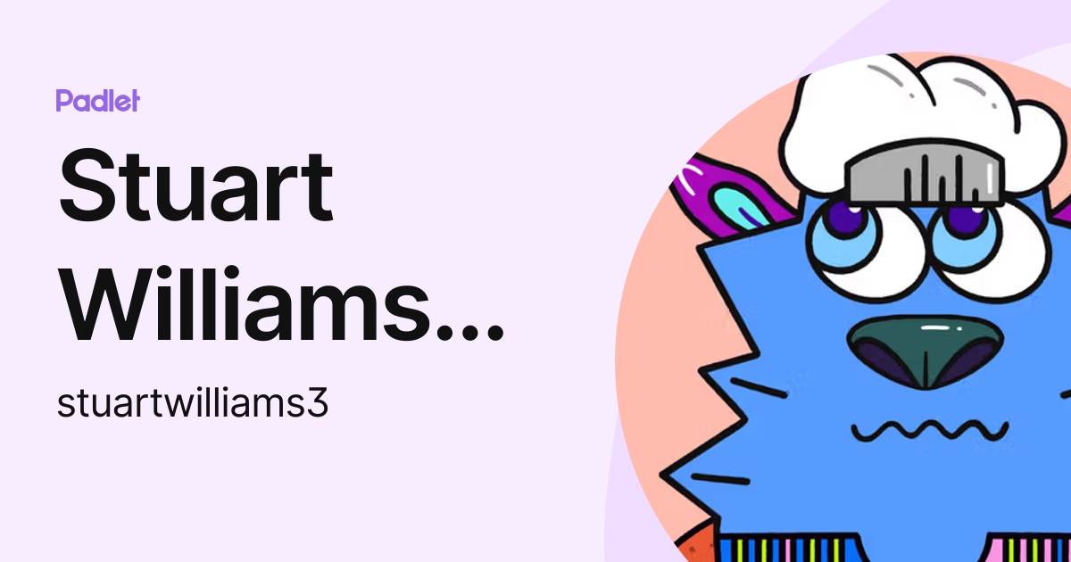 Stuart Williams (Pine Green Staff) (stuartwilliams3) profile | Padlet