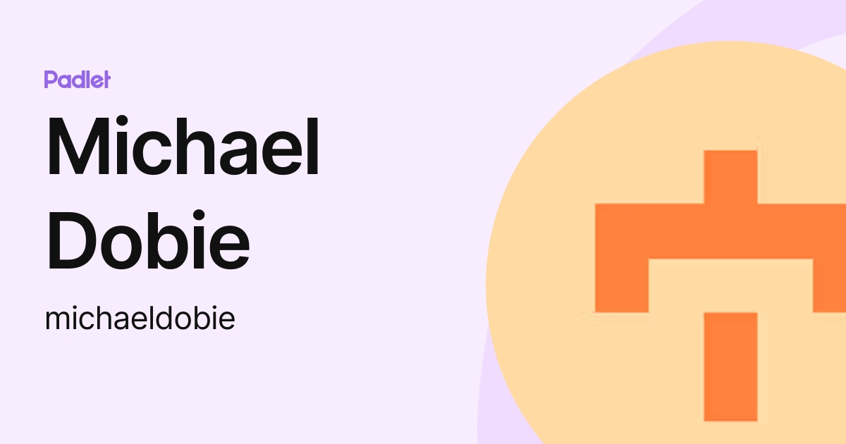 Michael Dobie (michaeldobie) profile | Padlet