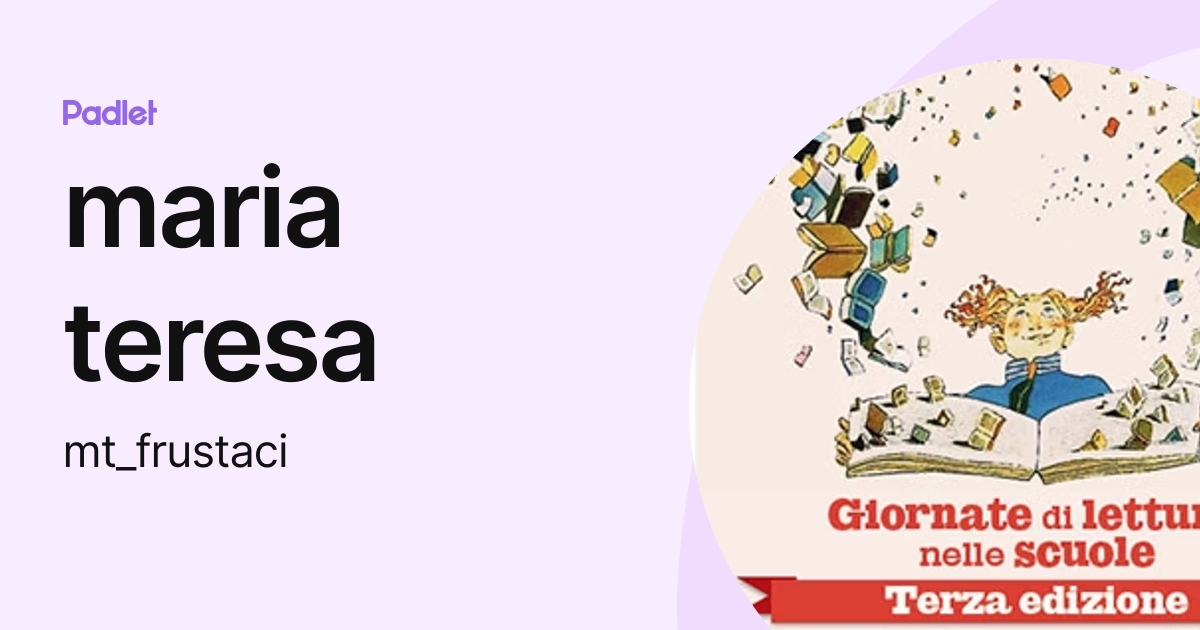 maria teresa (mt_frustaci) profile | Padlet