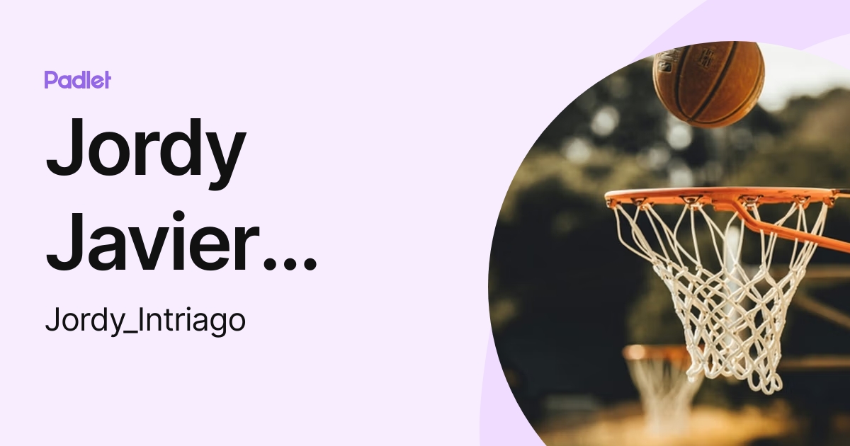 Jordy Javier Intriago Moran (Jordy_Intriago) profile | Padlet