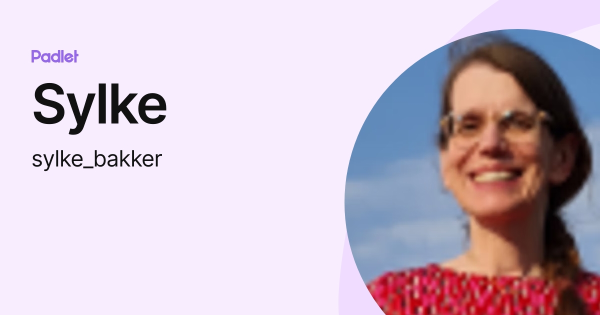 Sylke (sylke_bakker) profile | Padlet