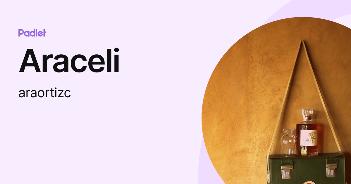 Araceli (araortizc) profile | Padlet