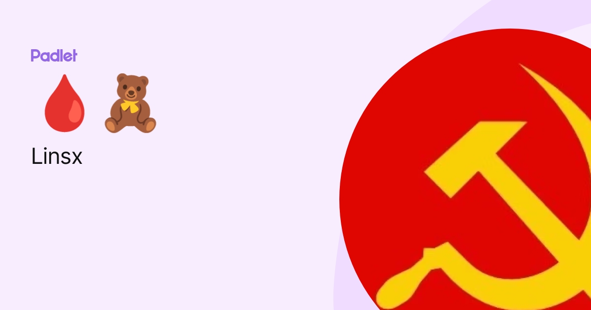 🩸🧸 (Linsx) profile | Padlet