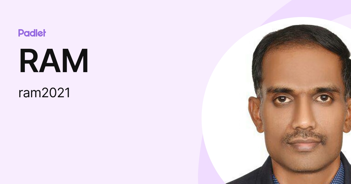 RAM (ram2021) profile | Padlet