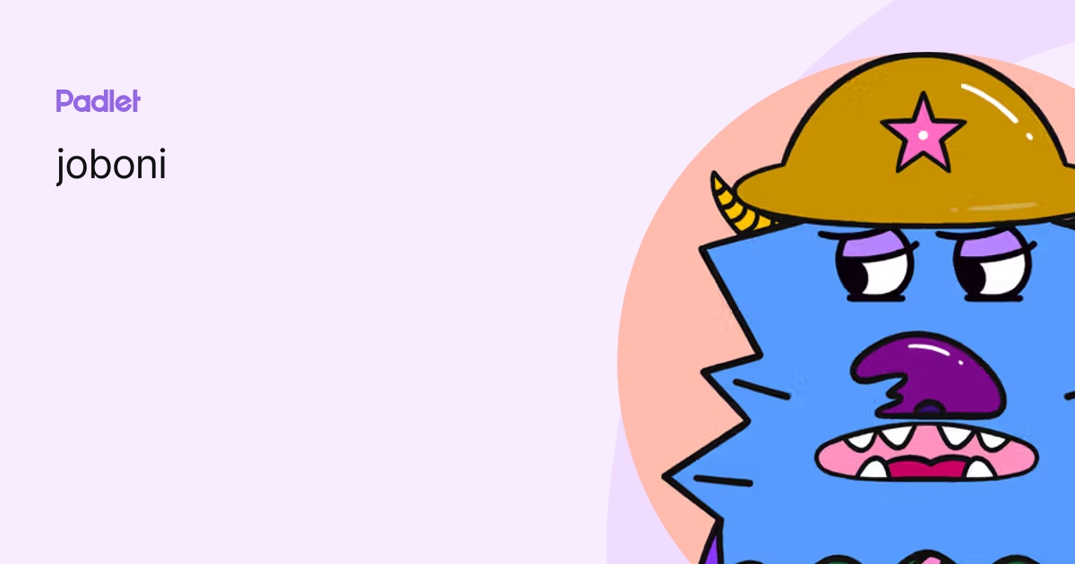 joboni profile | Padlet