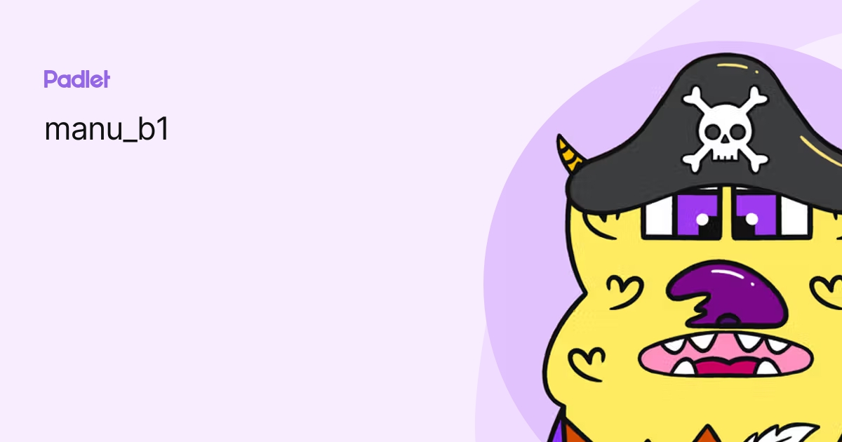 manu_b1 profile | Padlet