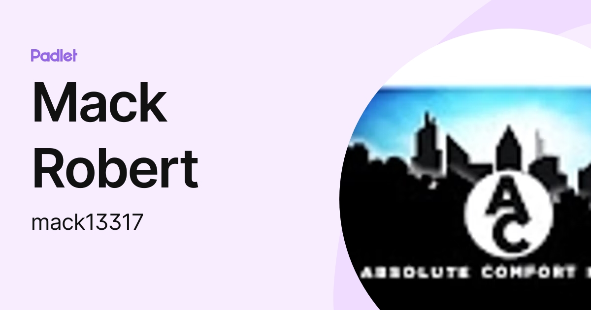 Mack Robert (mack13317) profile | Padlet