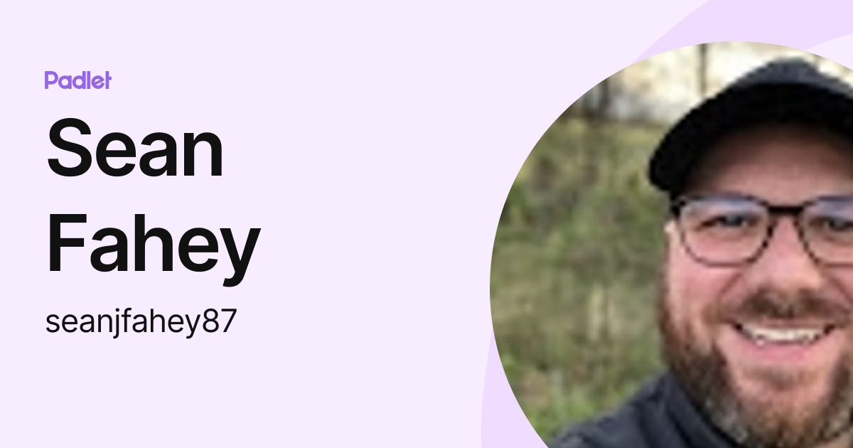 Sean Fahey (seanjfahey87) profile | Padlet