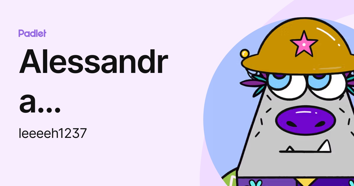 Alessandra Fernandes (leeeeh1237) profile | Padlet