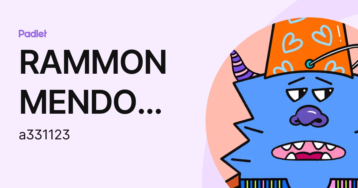 RAMMON MENDONCA GOES (a331123) profile | Padlet