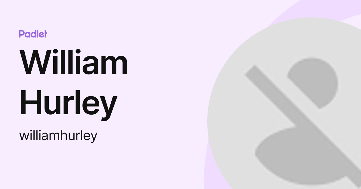 William Hurley (williamhurley) profile | Padlet