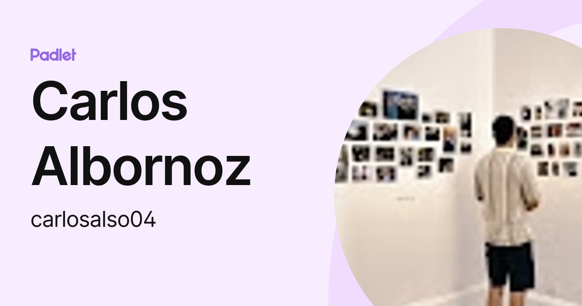 Carlos Albornoz (carlosalso04) profile | Padlet