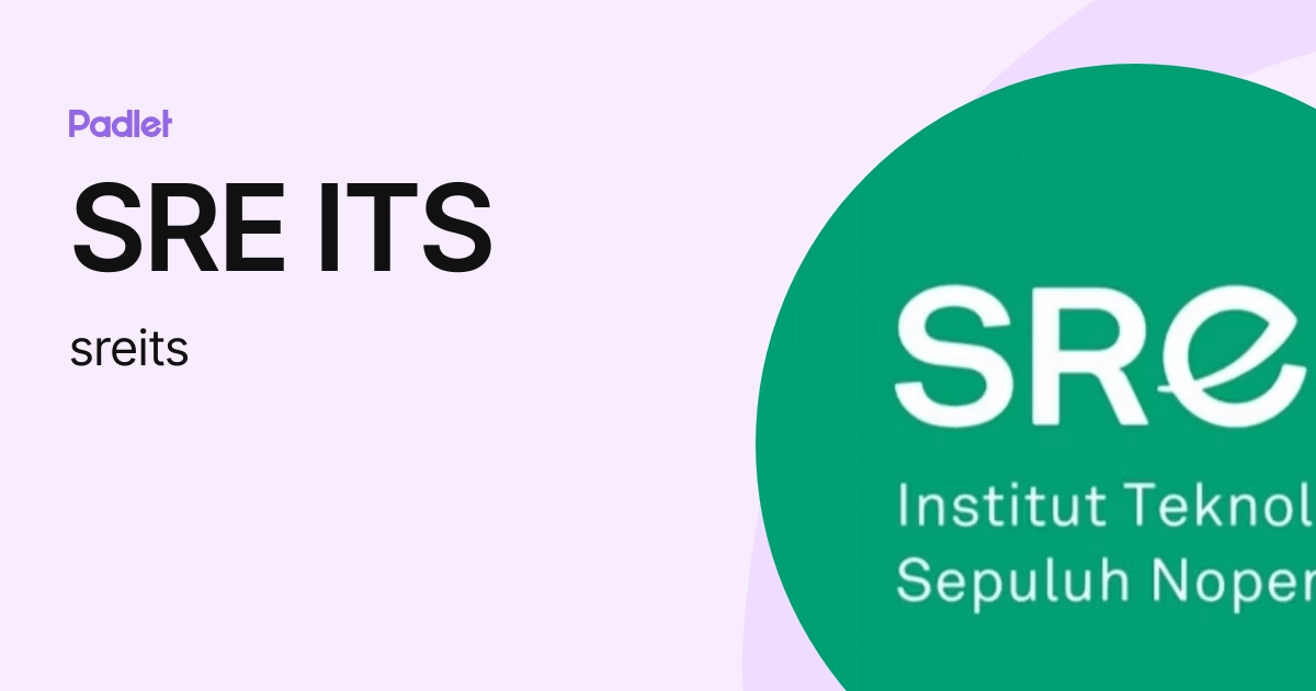 Sre Its Sreits Profile Padlet