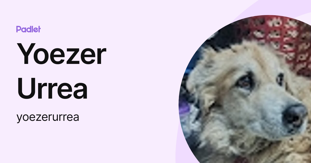 Yoezer Urrea (yoezerurrea) profile | Padlet