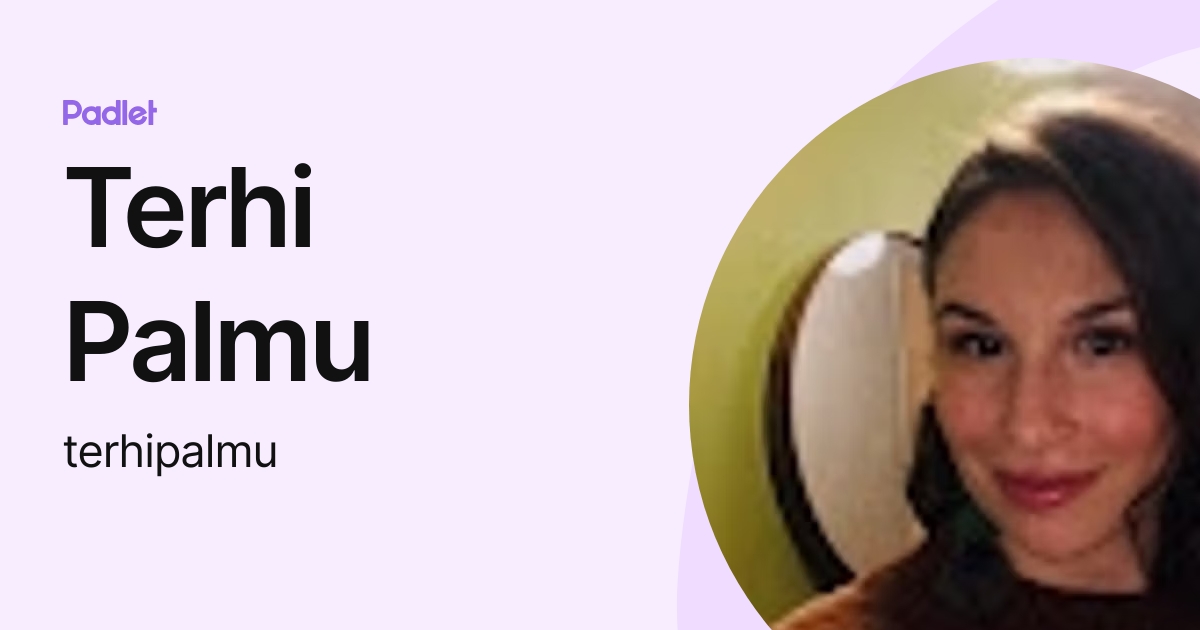 Terhi Palmu (terhipalmu) profile | Padlet