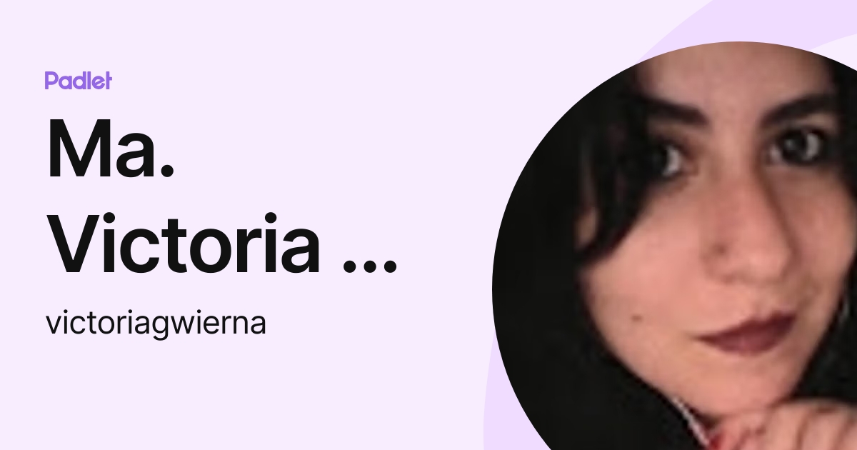 Ma. Victoria G. Wierna (Ma. Victoria G. Wierna) (victoriagwierna ...