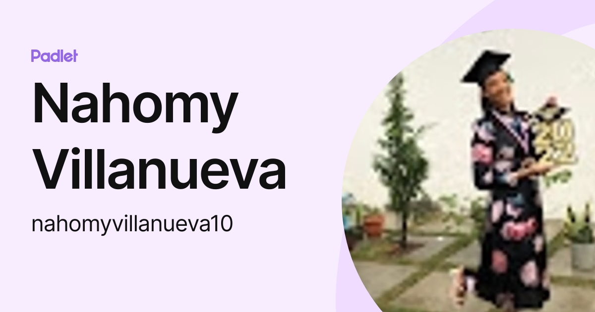 Nahomy Villanueva (nahomyvillanueva10) profile | Padlet